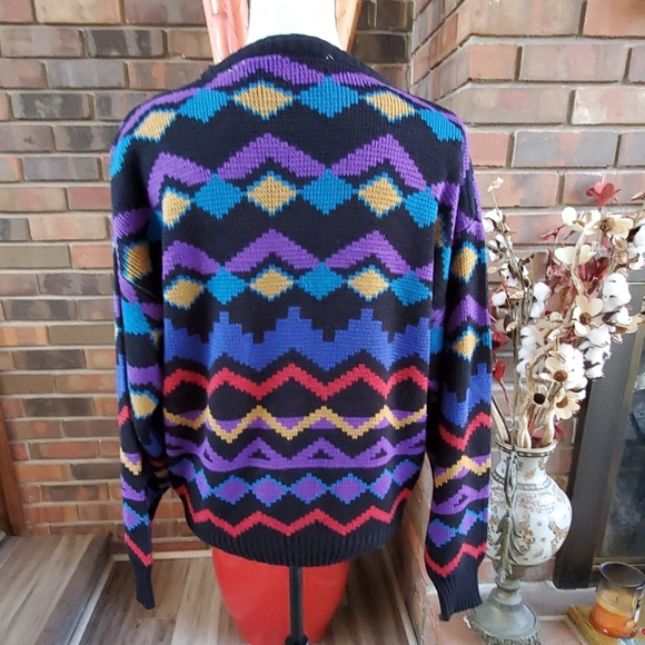 Bugle Boy | Sweaters | Rare Vintage Bugle Boy Co Graphic Print Sweater ...
